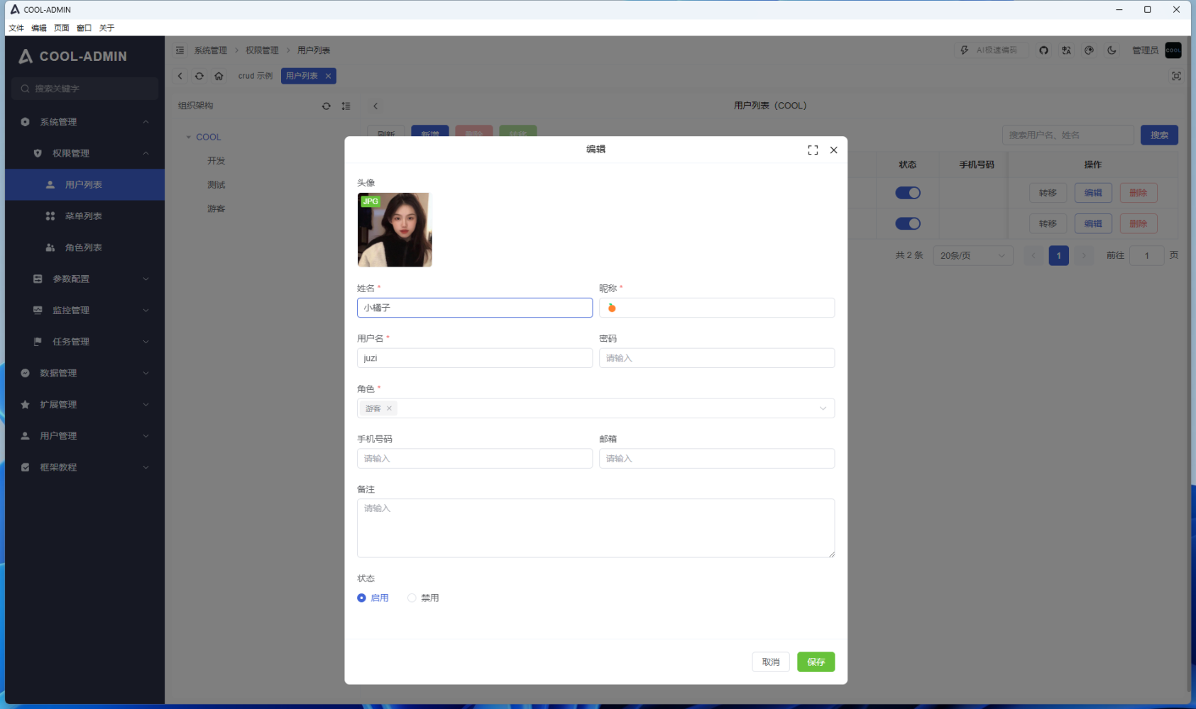 ELECTRON COOL ADMIN 桌面端
